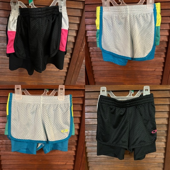Champion | Bottoms | Champion C9 Girls Woven Duo Dry Running Shorts Set ...